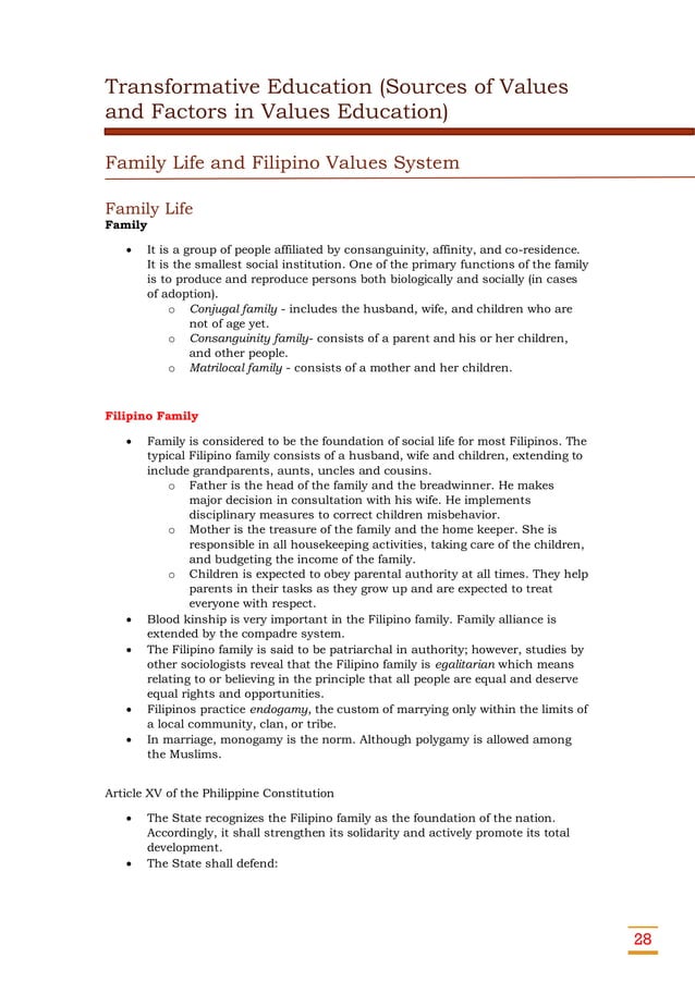 LET Reviewer - Values Education | PDF | Education industry | Industries