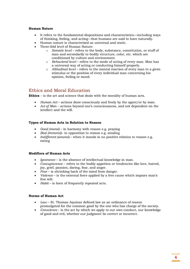 LET Reviewer - Values Education | PDF | Education industry | Industries