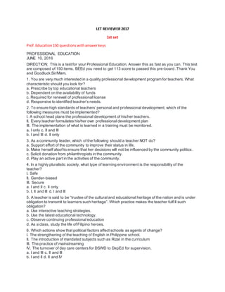 Let reviewer 2017 | PDF