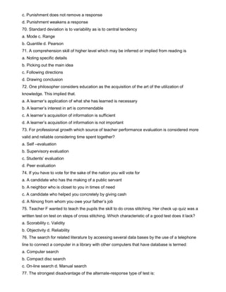 Let reviewer professional education | PDF