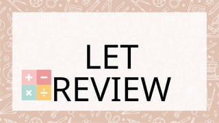 LET REVIEW PURPOSIVE COMMUNICATION.LET REVIEW | PPTX