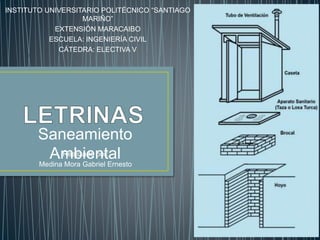 Letrinas - Saneamiento ambiental | PPTX