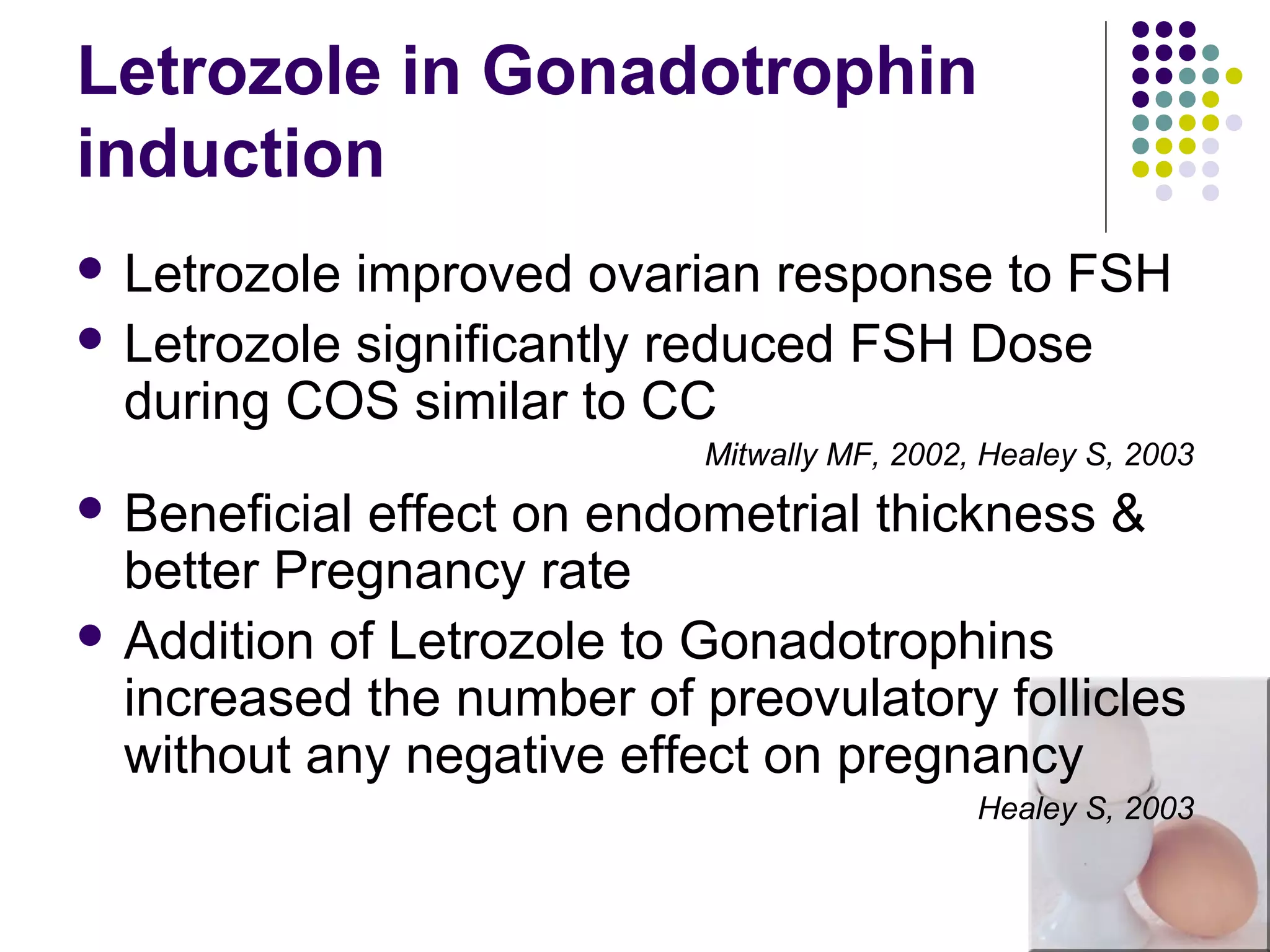 Letrozole ovulation induction | PPT