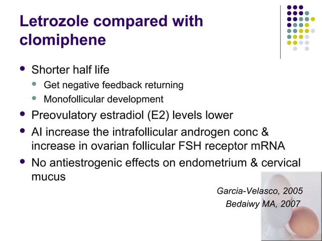 Letrozole ovulation induction | PPT | Pregnancy | Reproductive Health