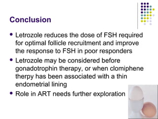 Letrozole ovulation induction | PPT