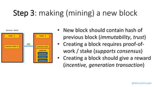 Let's build a blockchain.... in 40 minutes! | PPT