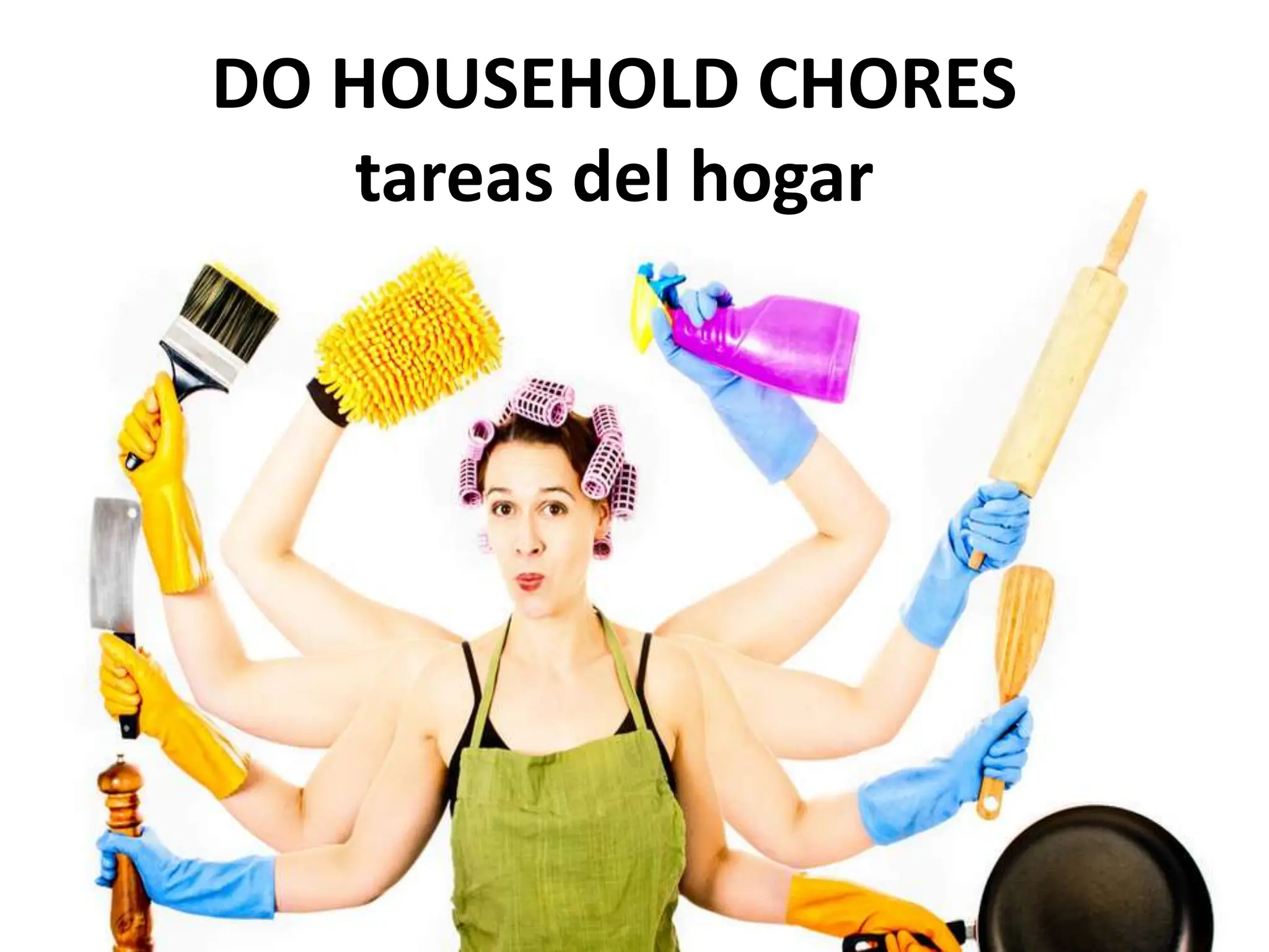housrwork chores/ vocabulary ingles b2 segundo medio | PPTX
