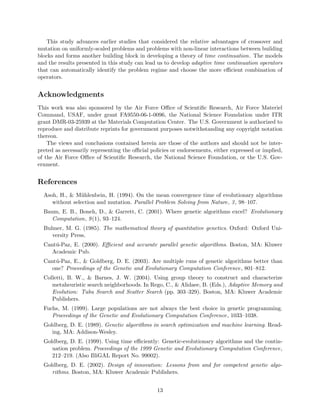 Let's get ready to rumble redux: Crossover versus mutation head to head on exponentially scaled ...