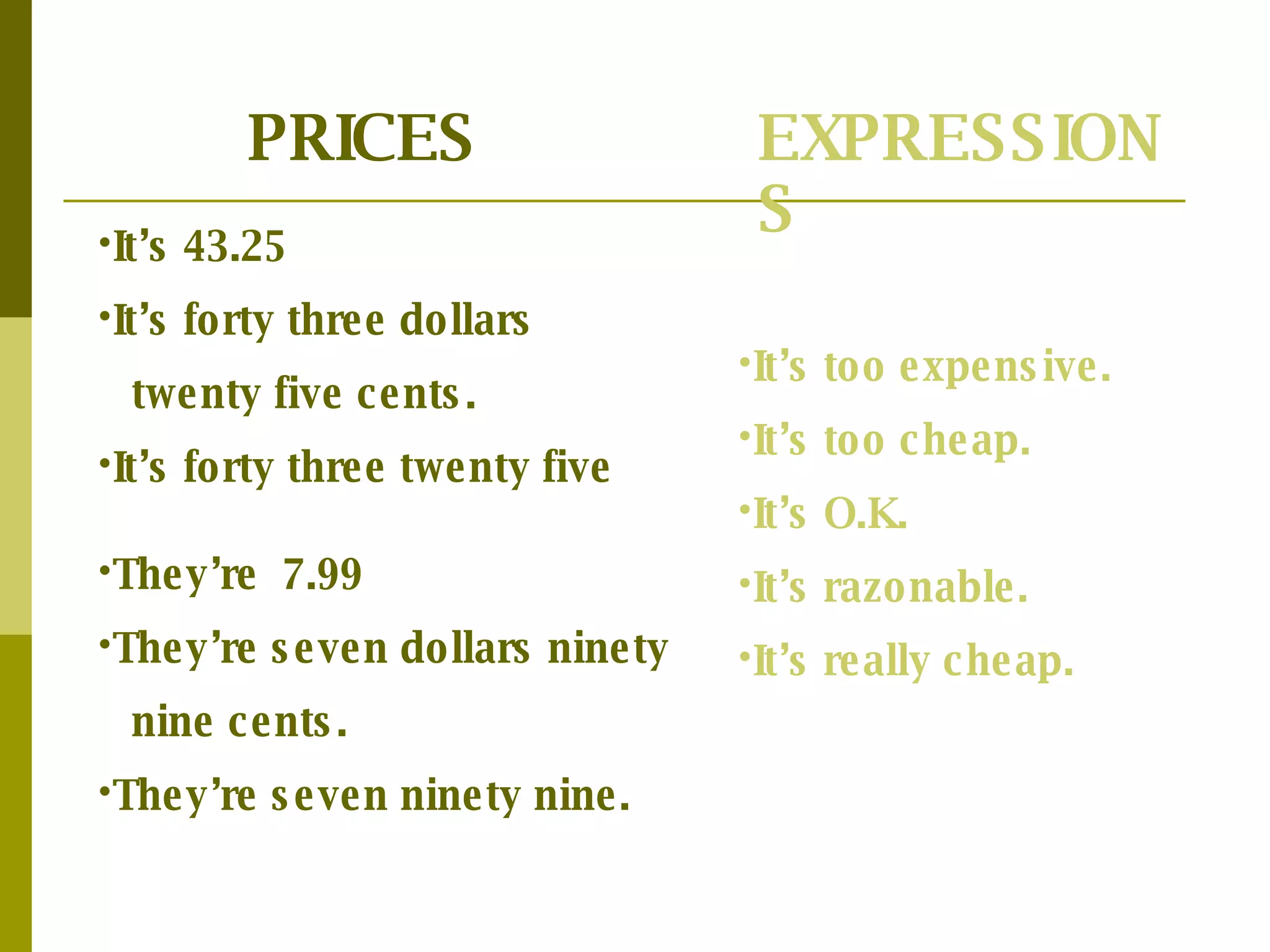 Lets Go Shopping | PPT