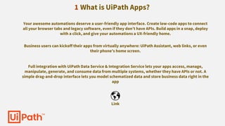 Let’s build an app with UiPath Apps! | PDF