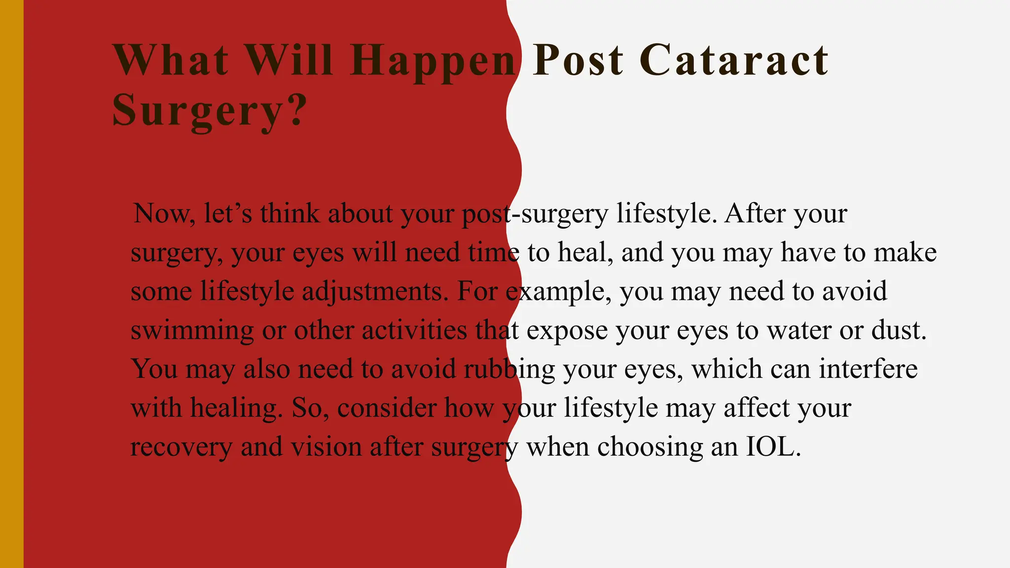 Let’s Choose the Right Intraocular Lens for your Cataract Surgery.pptx