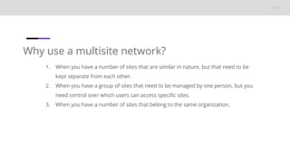 Creating a WordPress multisite network | PPT