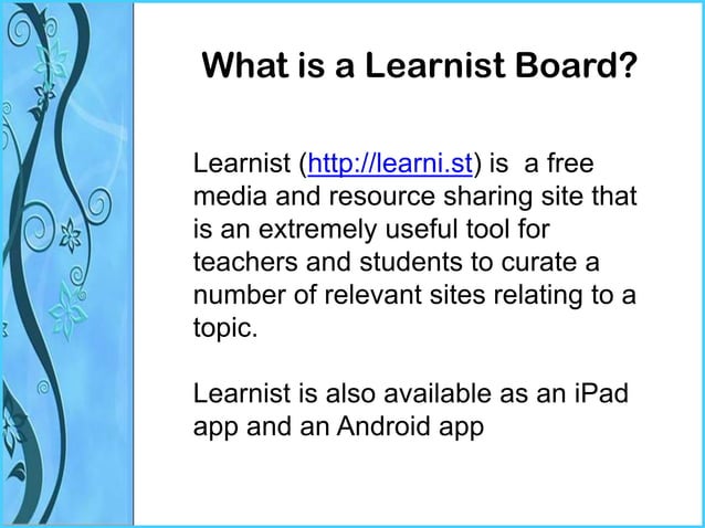 Let's create a Learnist board | PPT