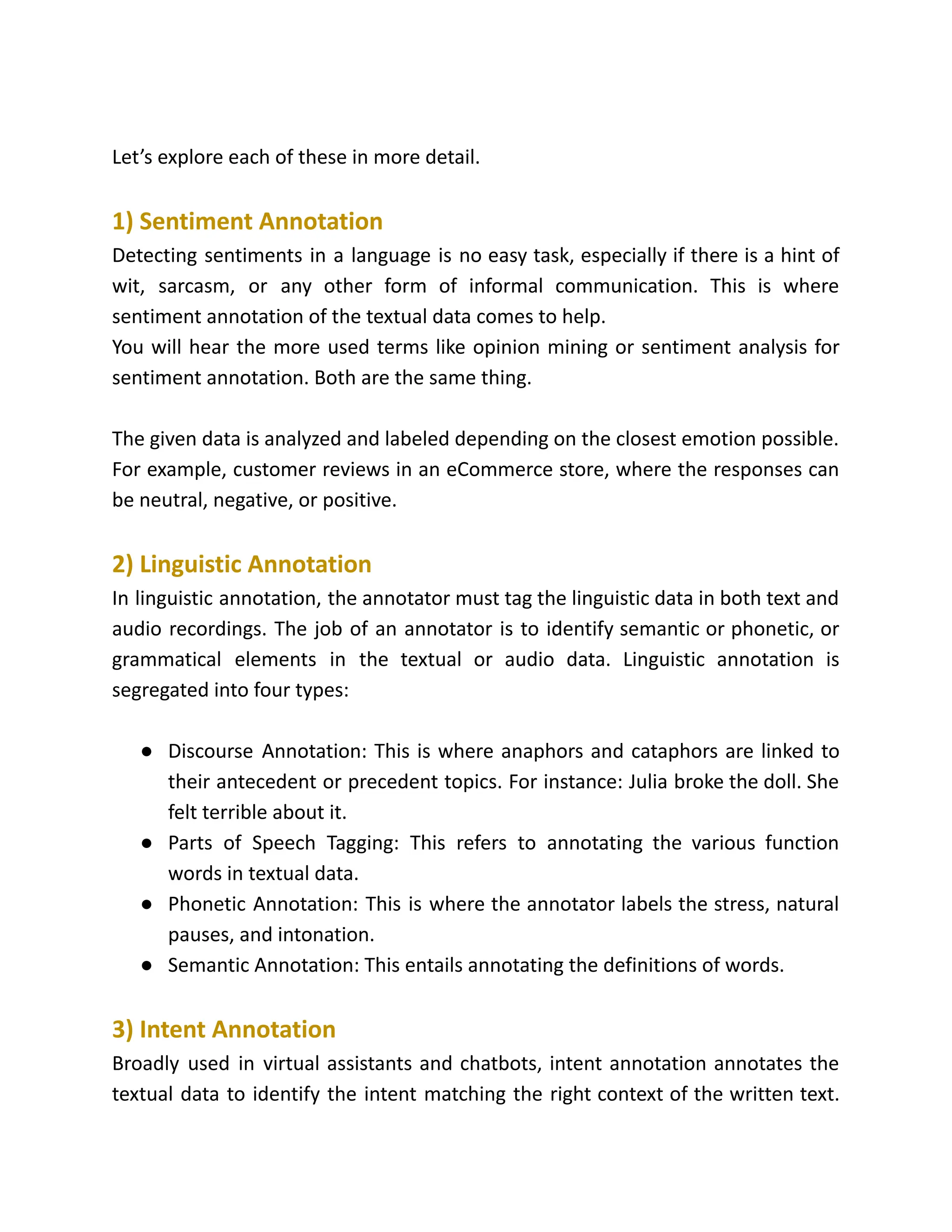 Let's Discover The Different Types Of Text Annotations | PDF