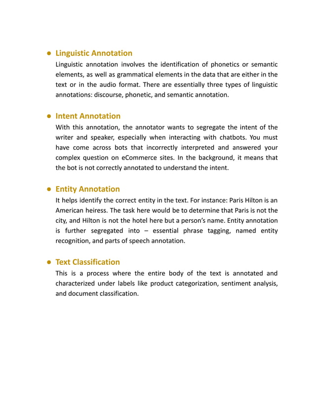 Let's Discover The Different Types Of Text Annotations | PDF