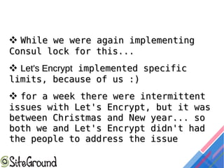 Let's Encrypt failures | PPT