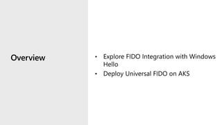 Let's get started with passwordless authentication using windows hello ...
