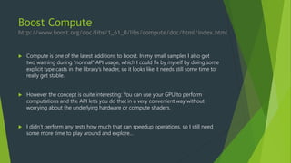 Let's Take A Look At The Boost Libraries | PPTX