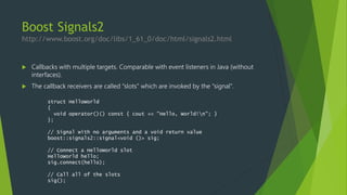 Let's Take A Look At The Boost Libraries | PPTX