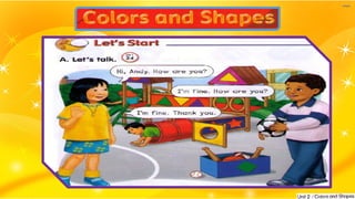 Let's go 1- unit 2 -ESL book for beginners | PPTX