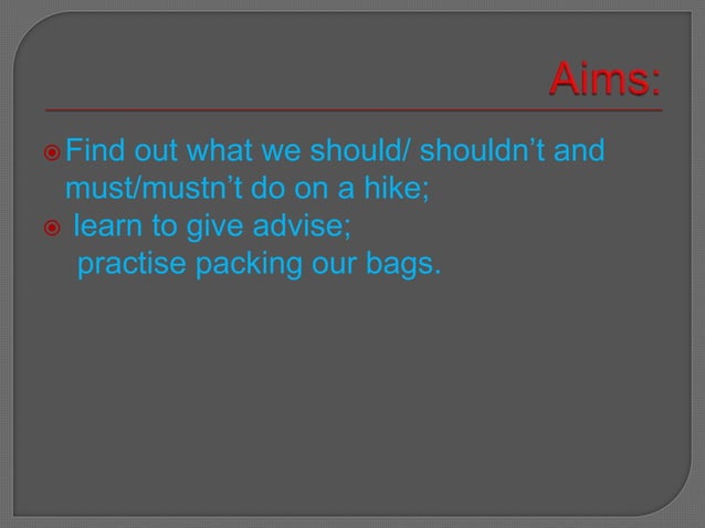 Let’s go hiking | PPT