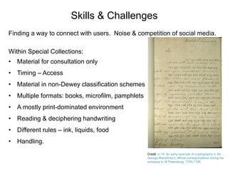 Let's Go on a Bear Hunt: Special Collections in the Wild | PDF