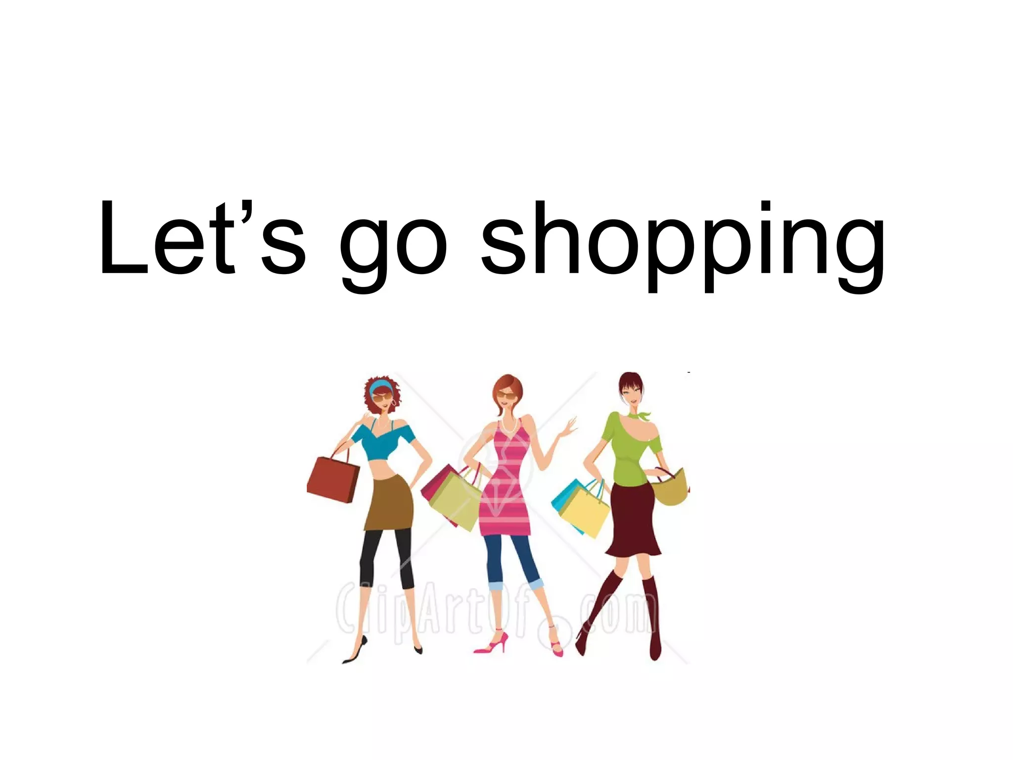 Let’s go shopping | PPT