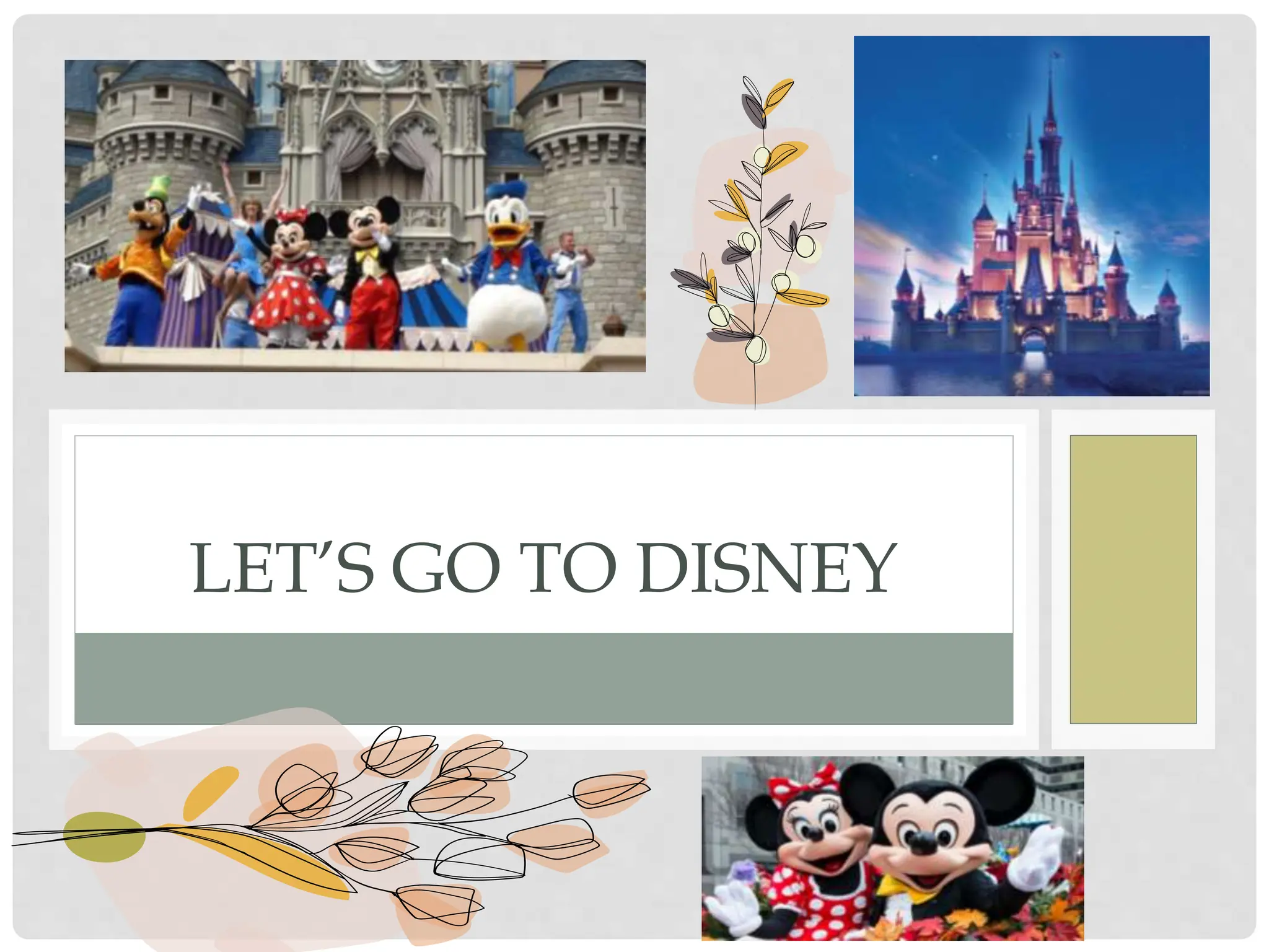 Let’s go to Disney presentation on power point | PPTX