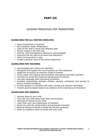 Let’s Go to School! Together Through the Transition to School Process ...