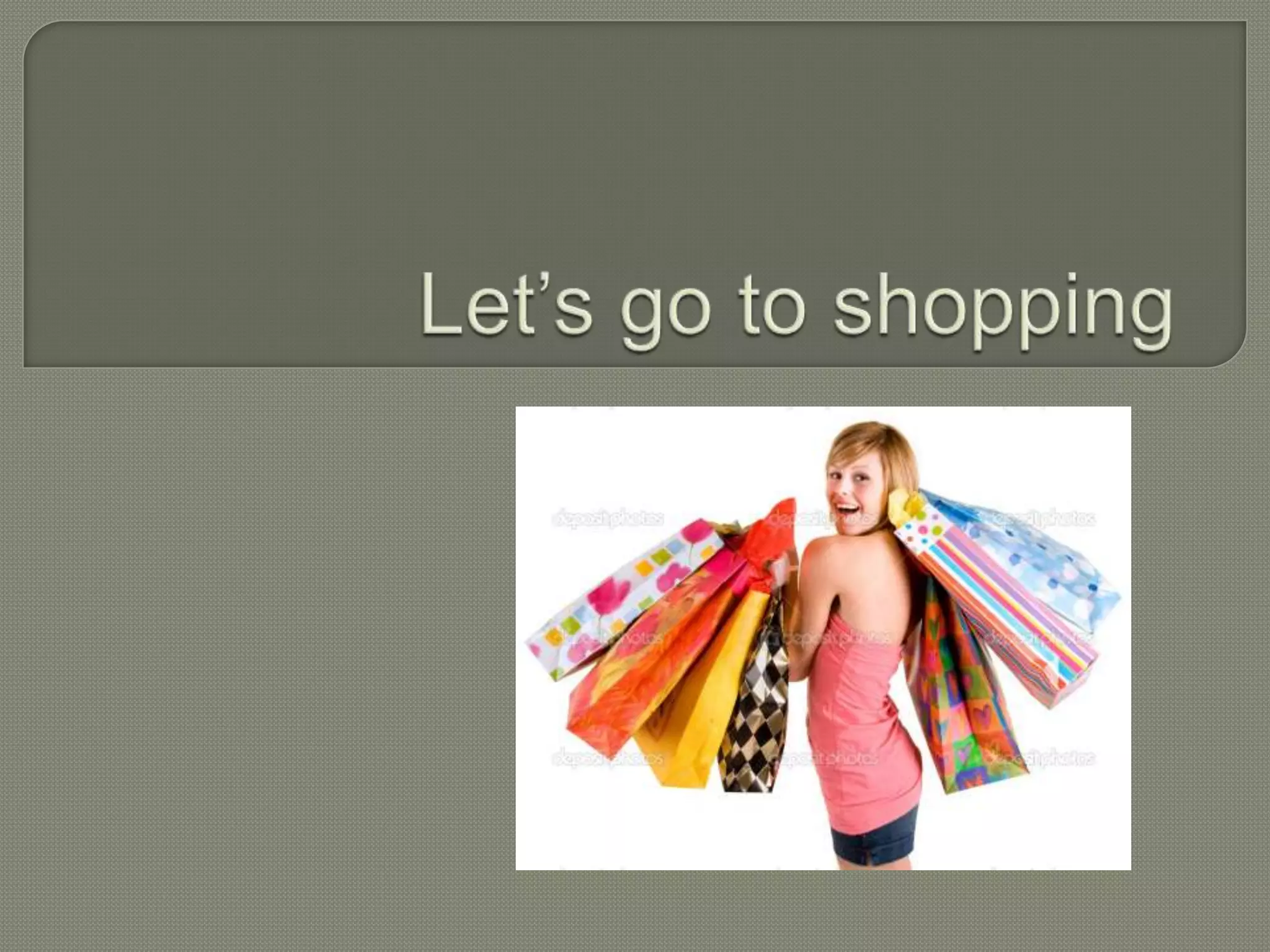 Let’s go shopping | PPTX