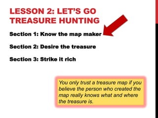 For Teenagers: Wonder of the Word - Let's go treasure hunting | PPT