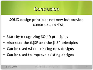 LetsGrow SOLID Software development | PPT