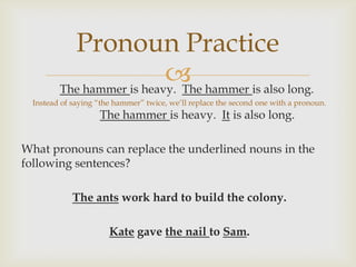 Let’s hammer out some grammar! | PPT
