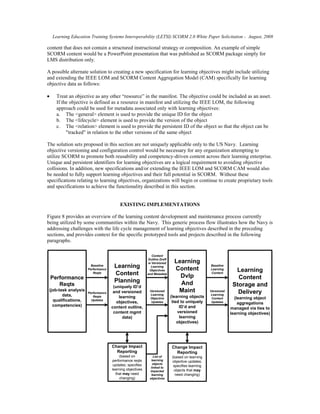 Lifecycle Management of Learning Objectives for SCORM 2.0 | PDF