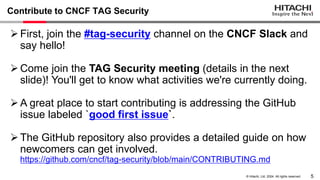 Let’s Join Cloud Native Computing Foundation TAG Security APAC! | PDF