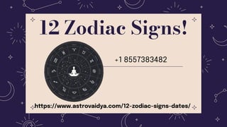 Let’s know about 12 Zodiac Signs Dates.pdf