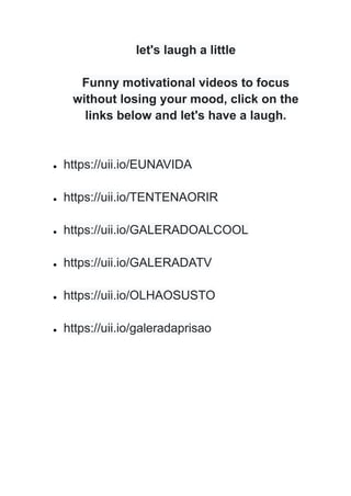 Let's laugh a little | PDF