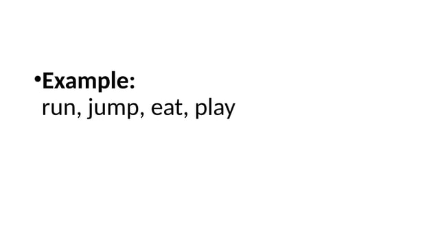 Let S Learn About Verbs Elementary Pptx