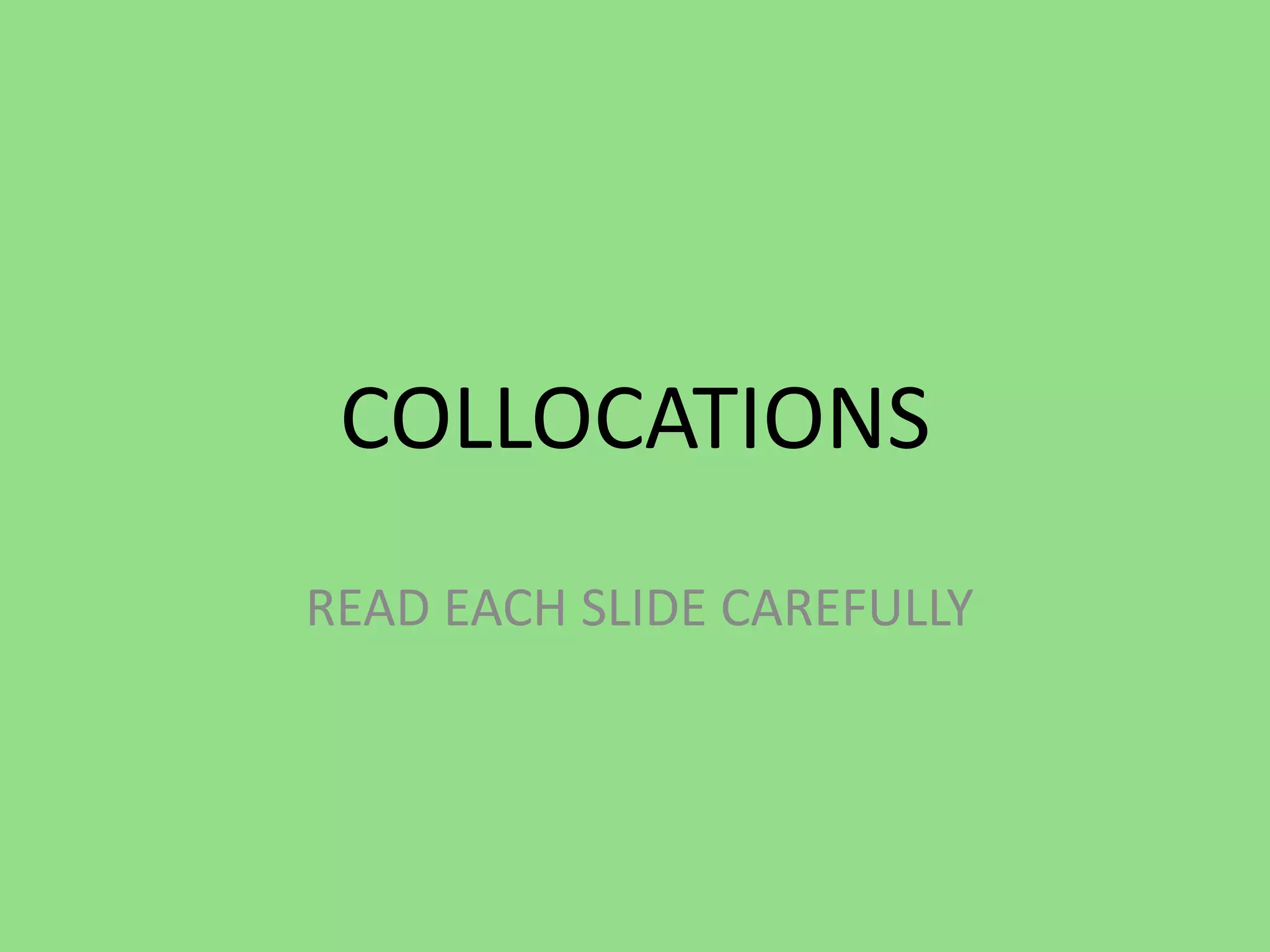 Let’s learn collocations! | PPTX
