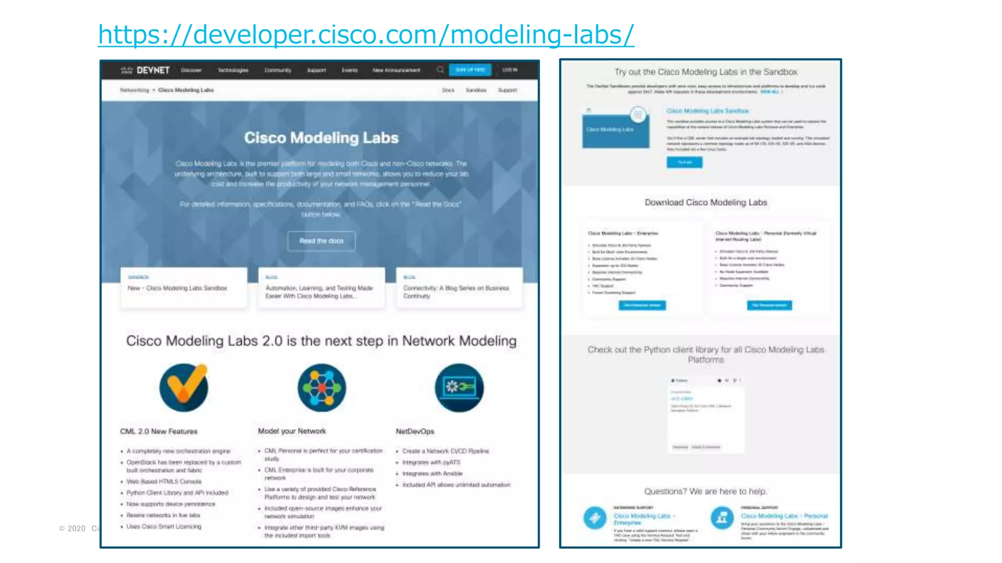 Cisco Modeling Labs (CML)を使ってネットワークを学ぼう！（DevNet編） | PPTX