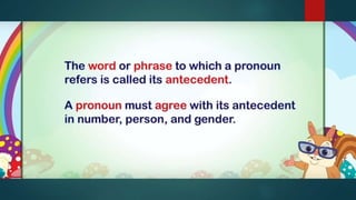 Let's learn pronouns | PPT