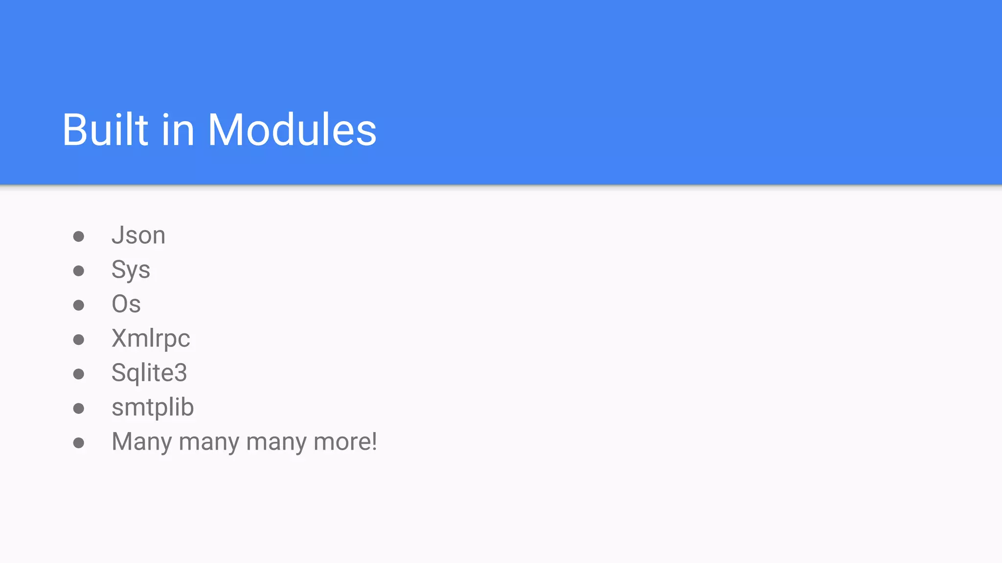Let's learn python | PPT