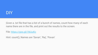 Let's learn python | PPT