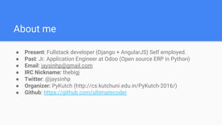Let's learn python | PPT