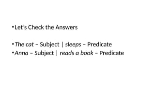 Let’s Learn Sentences.pptx ELEMENTARY TOPIC | PPTX