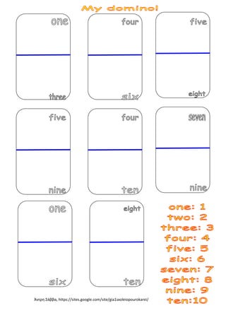 Let's make a domino | PDF