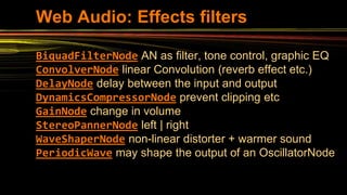 Let's Make Some Noise with Web Audio API | PPTX