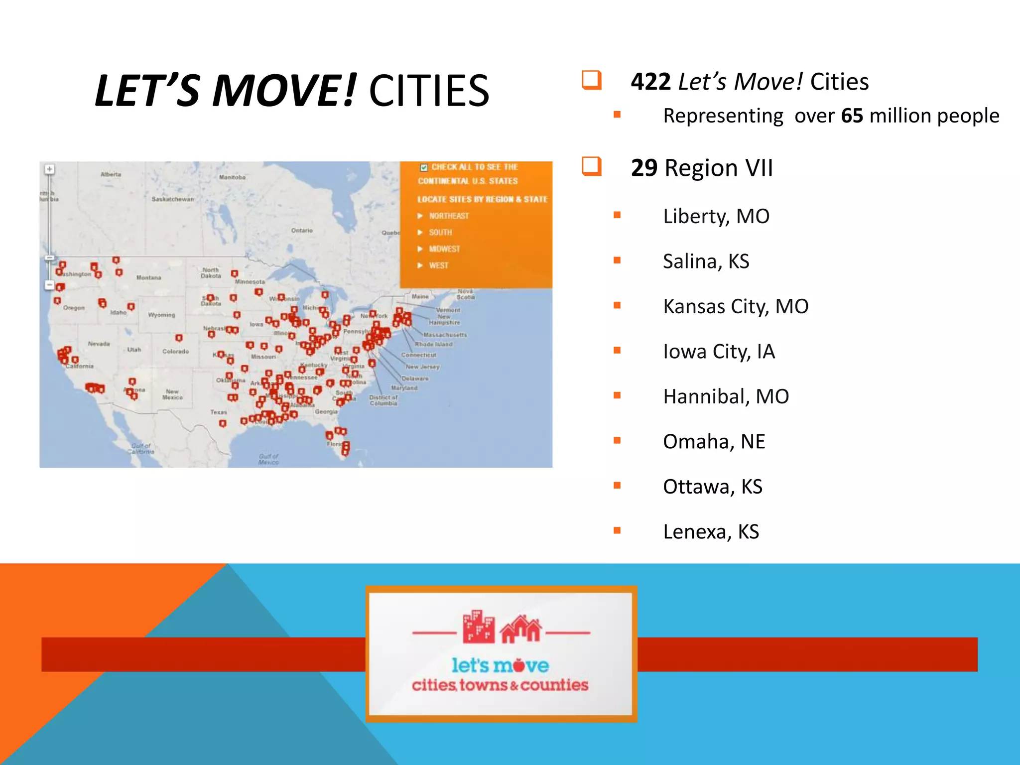 Let's Move Cities, Towns & Counties Presentation | PPT