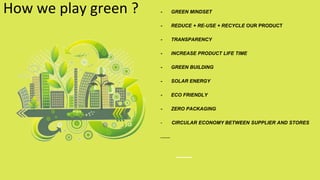 Let’s play green - Decathlon Vision 2016 | PPTX