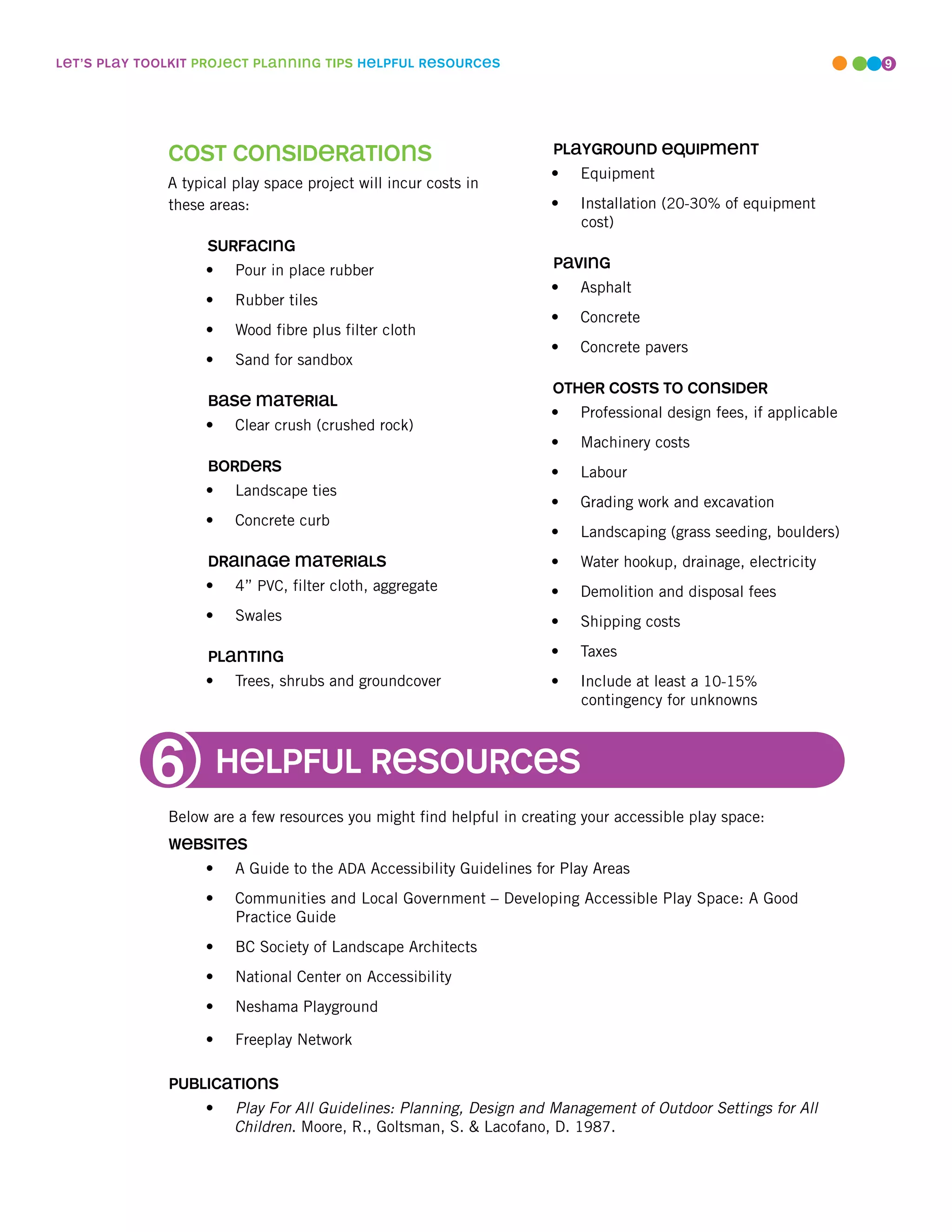 Lets Play: A Toolkit for Children with Disabilities | PDF